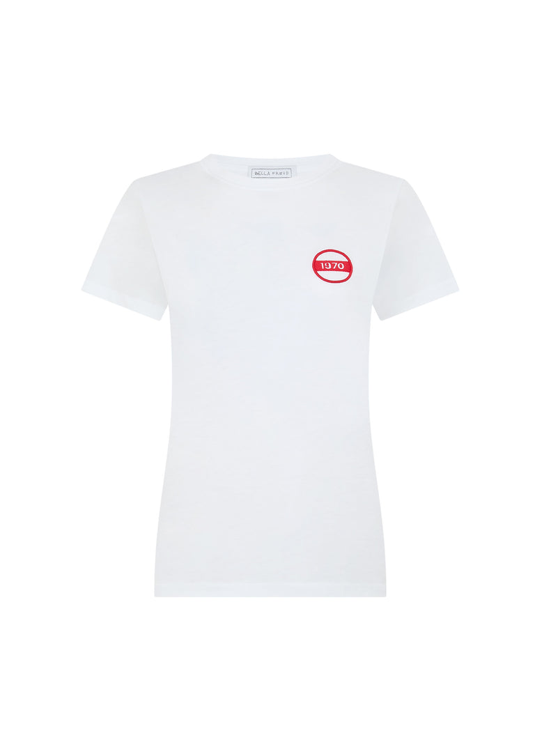 1970 Badge Classic T-Shirt | Bella Freud – Bella Freud US