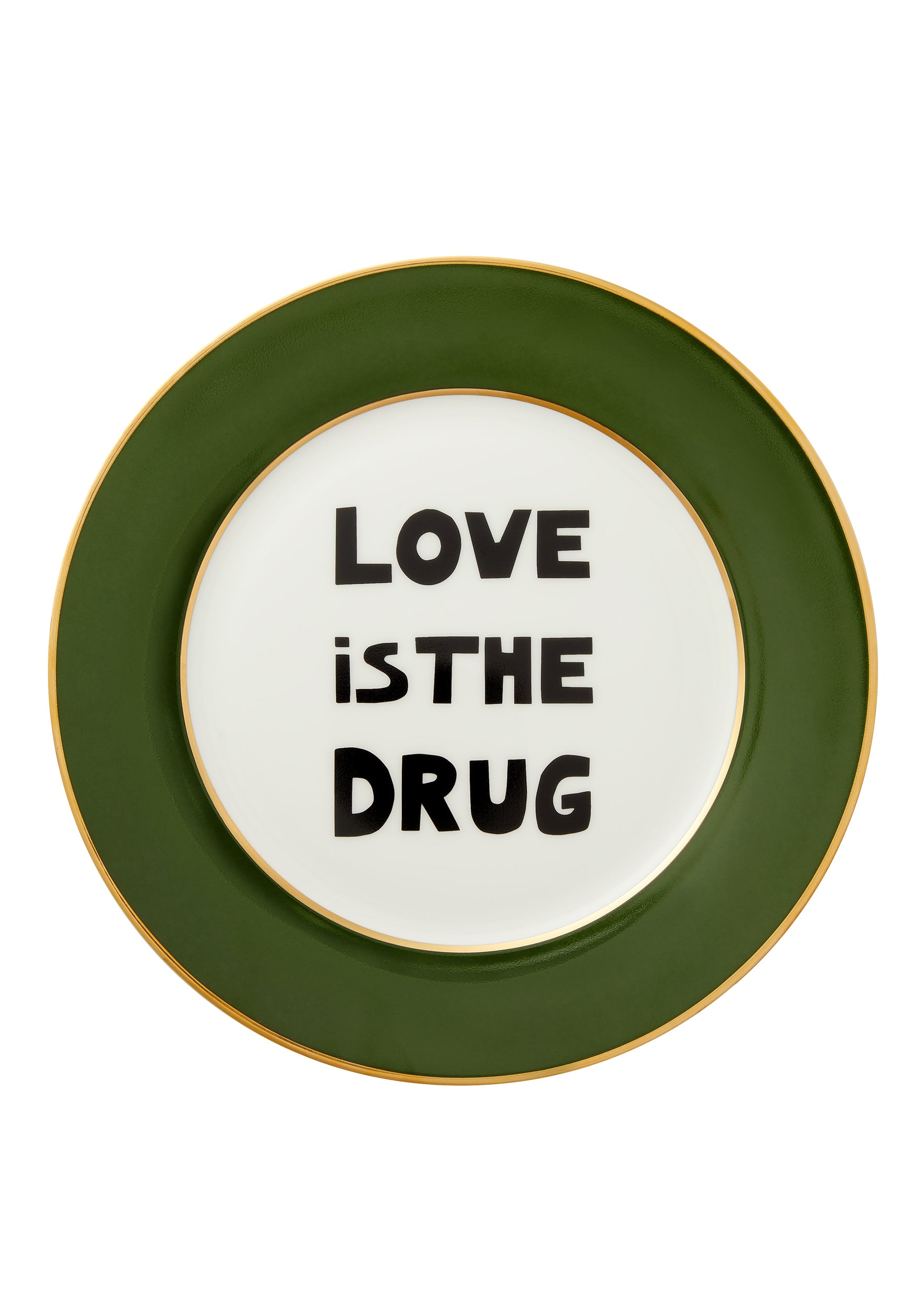 Dinner Plate Set - Love Is The Drug/Postmodern | Bella Freud – Bella ...