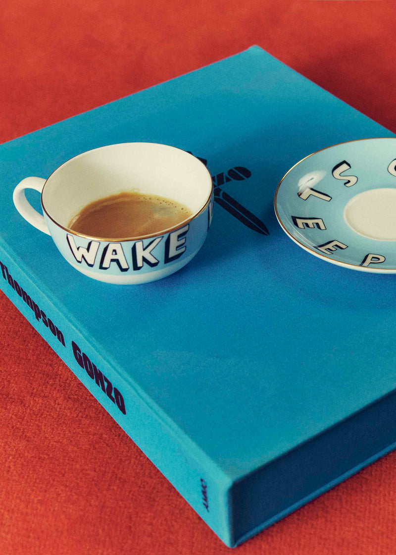 Wake Up You Sleepy Head Cup & Saucer l Bella Freud – Bella Freud US